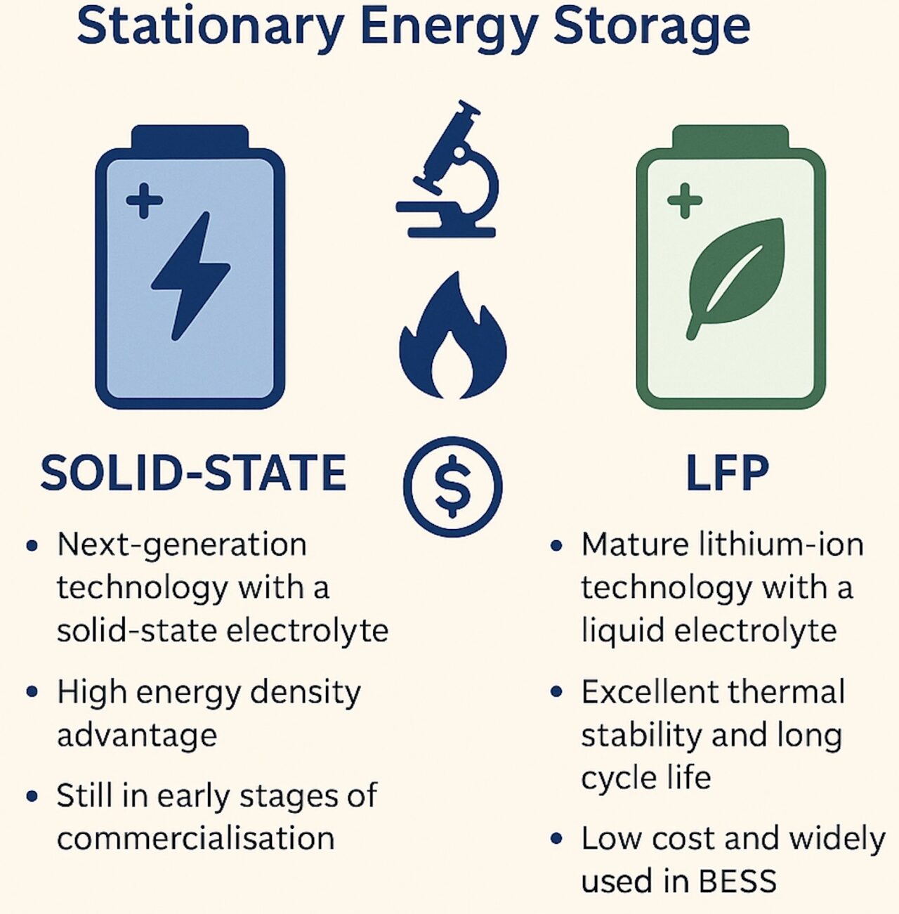 Solid-State vs LFP: Which Battery Chemistry Is Better for Stationary ...